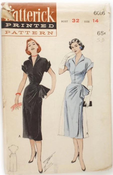 Butterick 6016 B | Vintage Sewing Patterns | Fandom
