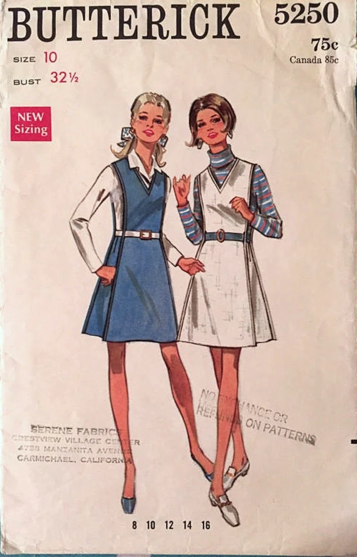 Butterick 5250 B | Vintage Sewing Patterns | Fandom