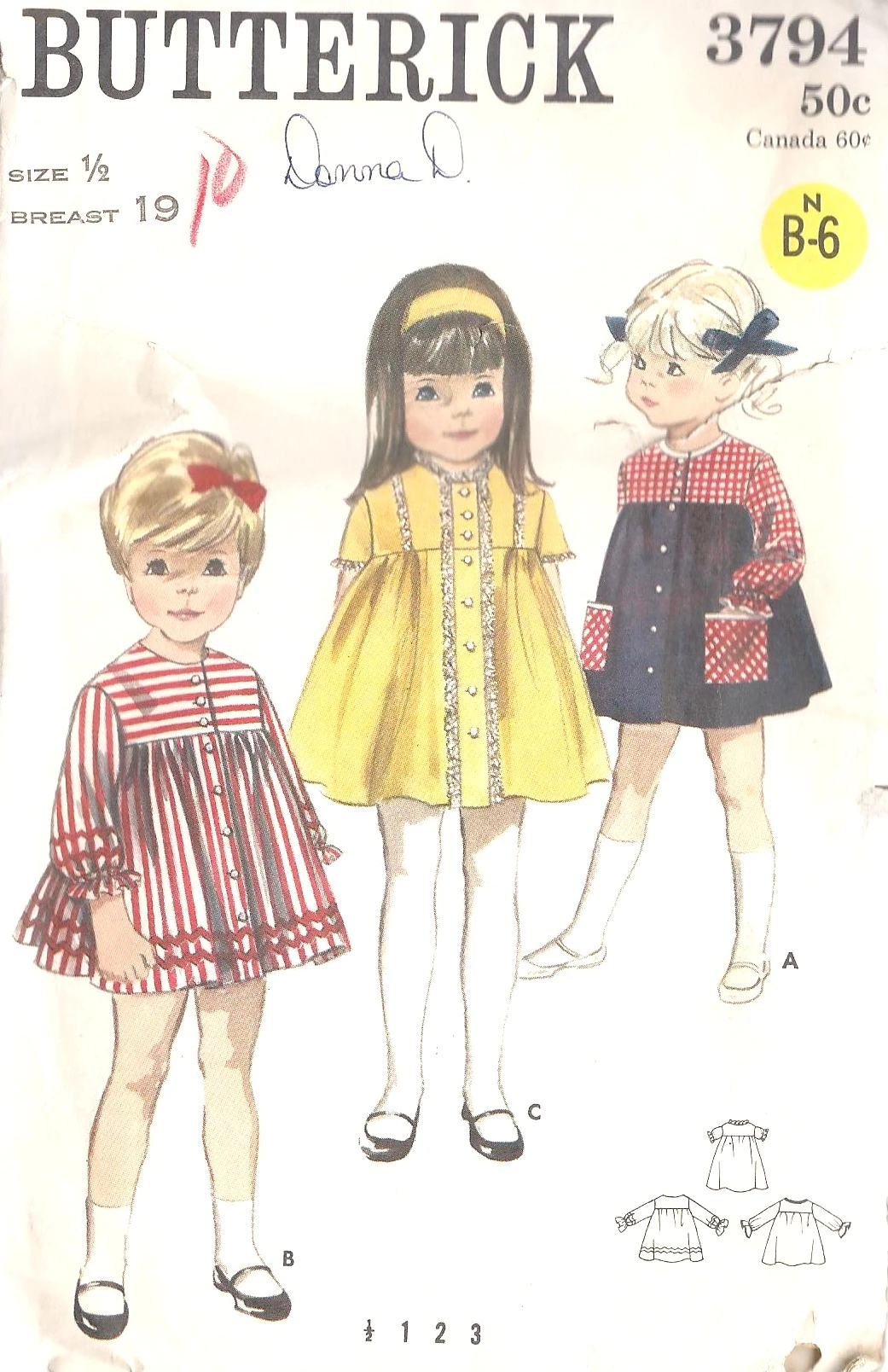 Butterick 3794 A | Vintage Sewing Patterns | Fandom