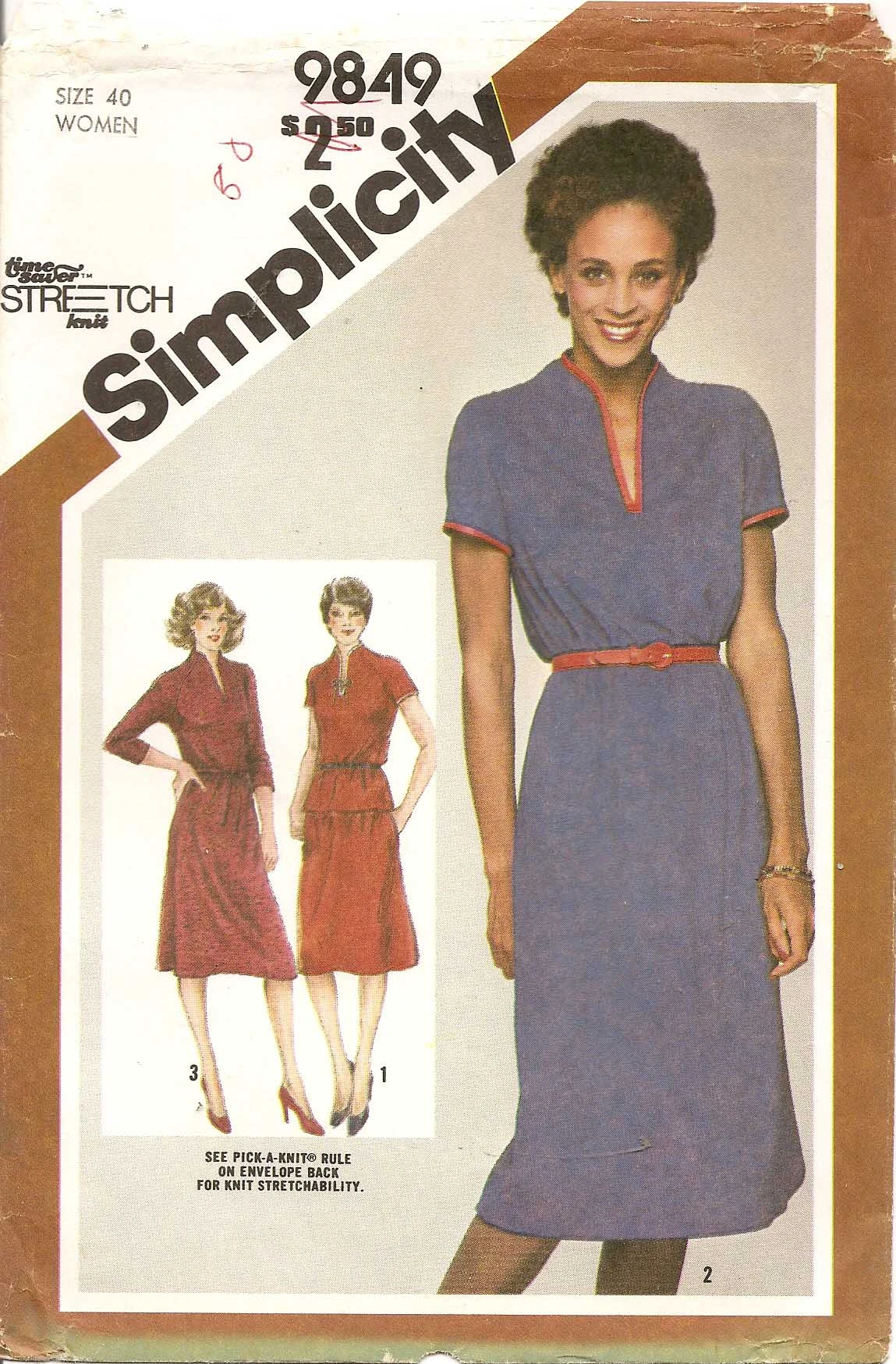 Simplicity 9849 A | Vintage Sewing Patterns | Fandom