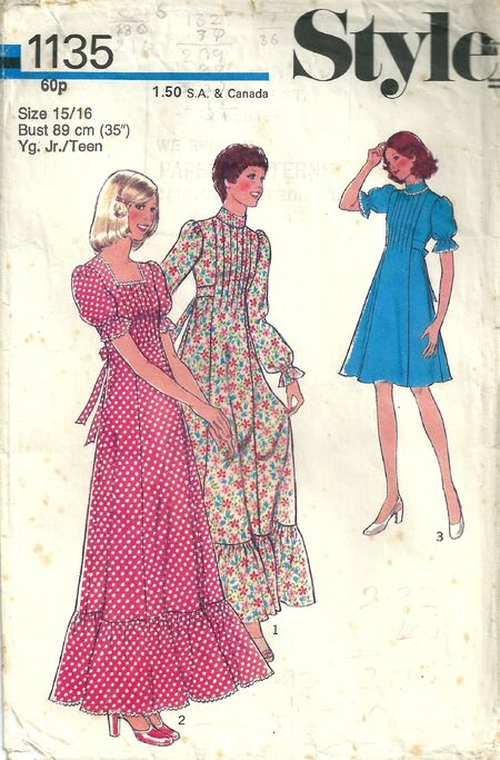 Style 1135 | Vintage Sewing Patterns | Fandom