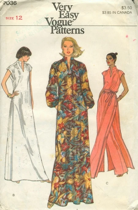 Vogue 7036 | Vintage Sewing Patterns | Fandom