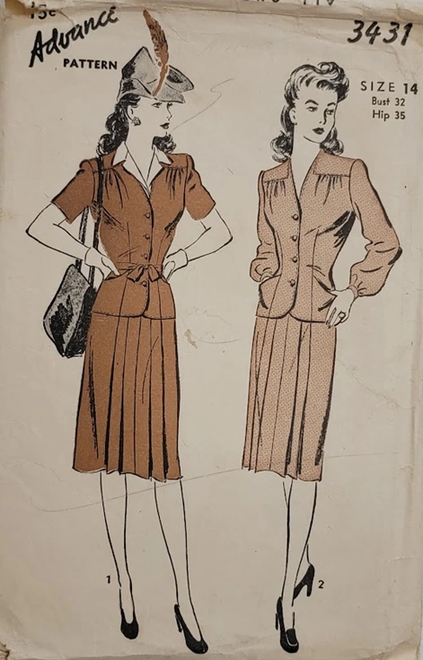 Advance 3431 | Vintage Sewing Patterns | Fandom