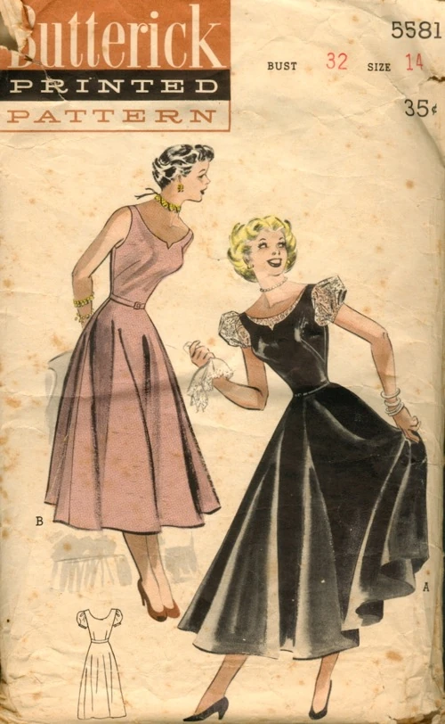Butterick 5581 | Vintage Sewing Patterns | Fandom