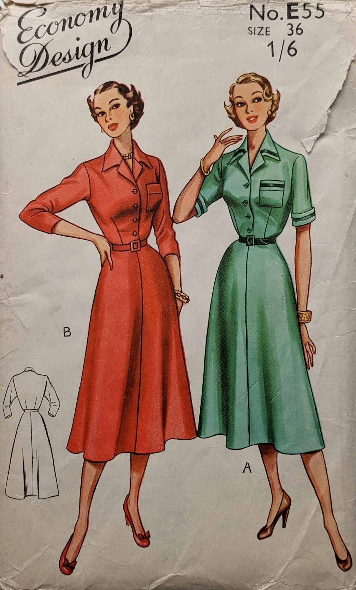 Economy Design E55 | Vintage Sewing Patterns | Fandom