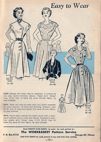 Mail Order 9214 A | Vintage Sewing Patterns | Fandom