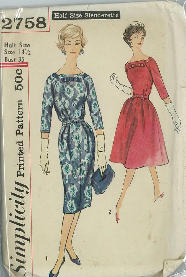 Simplicity 2758 | Vintage Sewing Patterns | Fandom
