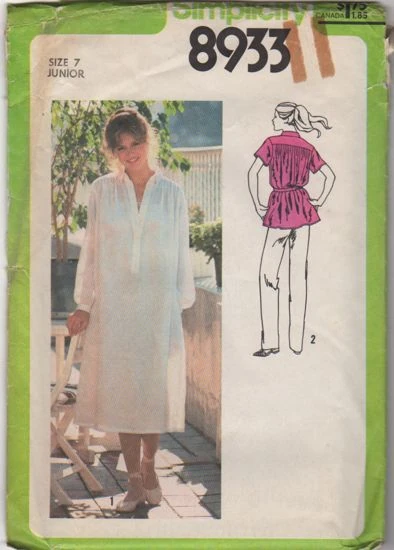 Simplicity 8933 A | Vintage Sewing Patterns | Fandom