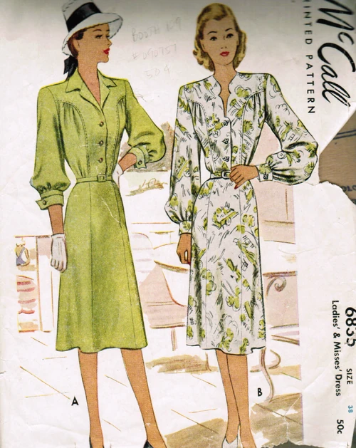McCall 6835 | Vintage Sewing Patterns | Fandom