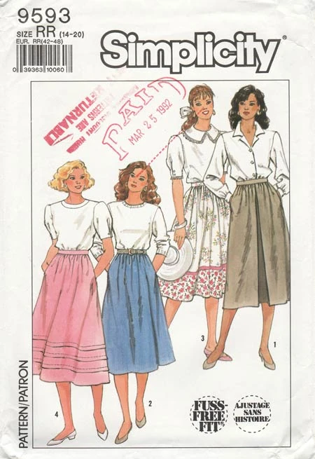 Simplicity 9593 B | Vintage Sewing Patterns | Fandom