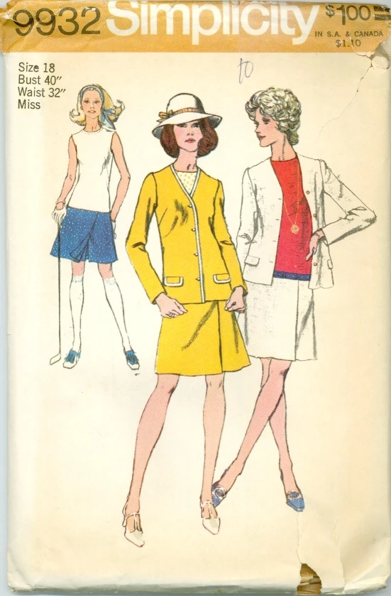 Simplicity 9932 | Vintage Sewing Patterns | Fandom