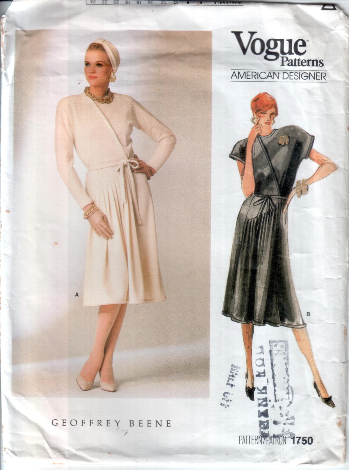 Vogue 1750 B | Vintage Sewing Patterns | Fandom