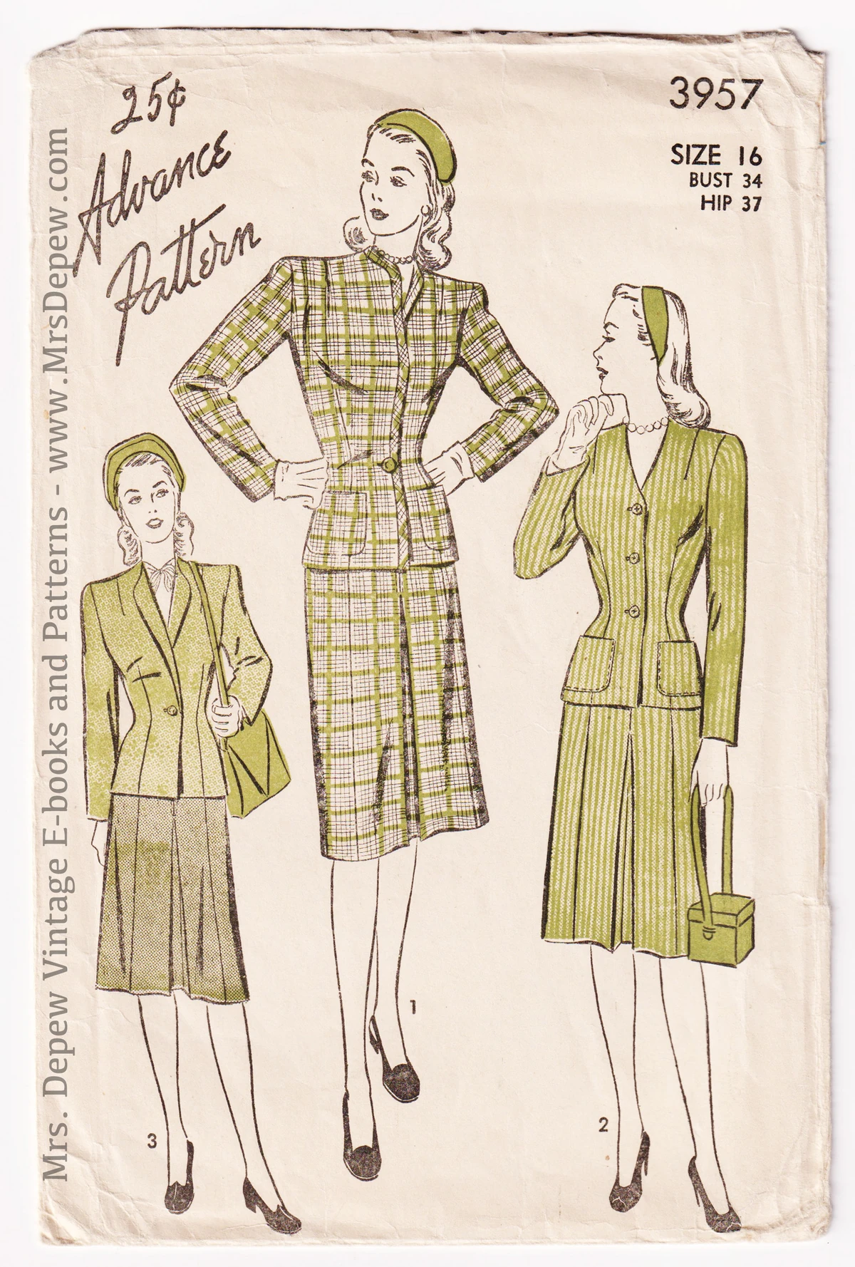 Advance 3957 | Vintage Sewing Patterns | Fandom