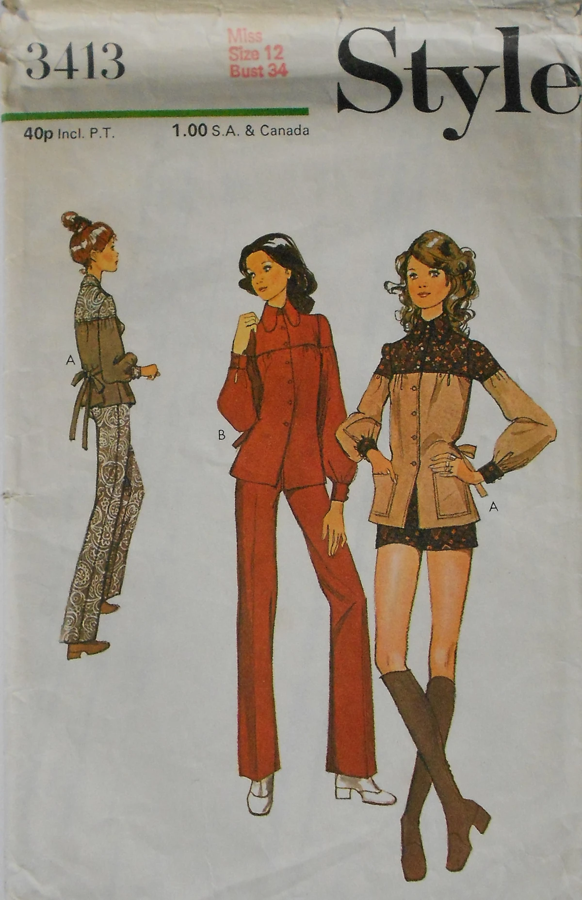 Style 3413 | Vintage Sewing Patterns | Fandom