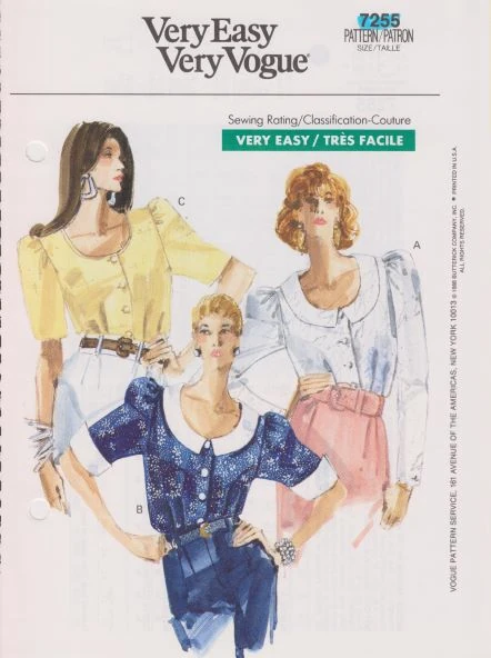 Vogue 7255 C | Vintage Sewing Patterns | Fandom