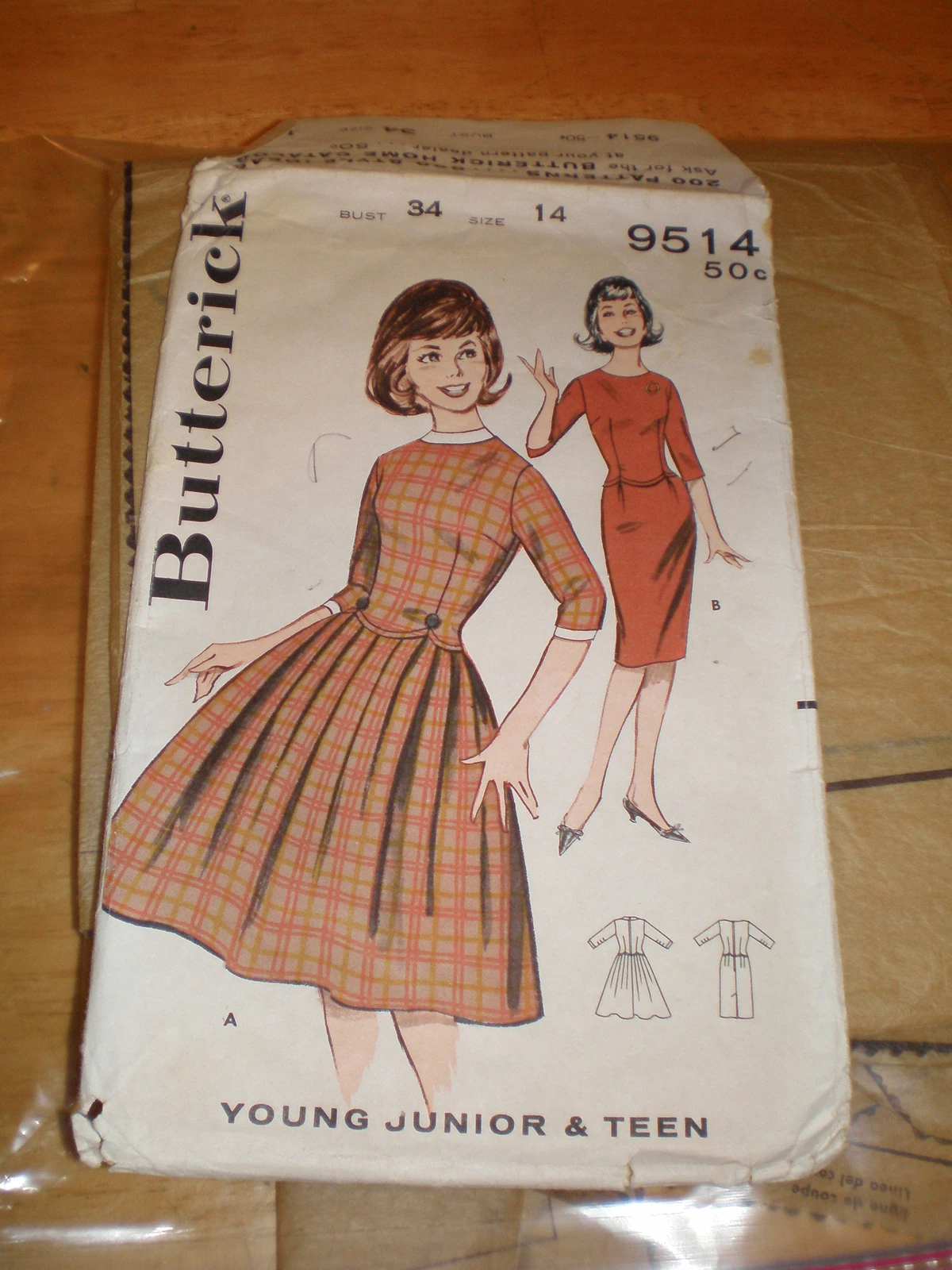 Butterick 9514 | Vintage Sewing Patterns | Fandom