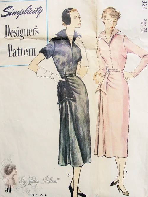 Simplicity 8334 C | Vintage Sewing Patterns | Fandom