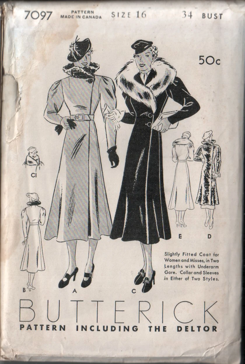 Butterick 7097 | Vintage Sewing Patterns | Fandom