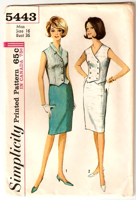 Simplicity 5443 | Vintage Sewing Patterns | Fandom
