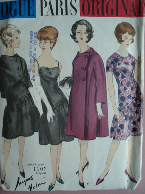 Vogue 1107 | Vintage Sewing Patterns | Fandom