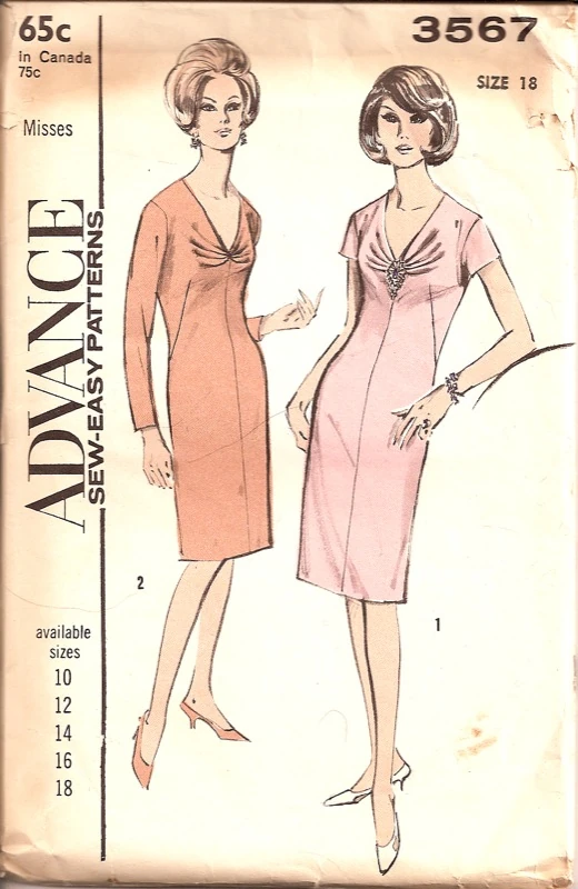 Advance 3567 | Vintage Sewing Patterns | Fandom