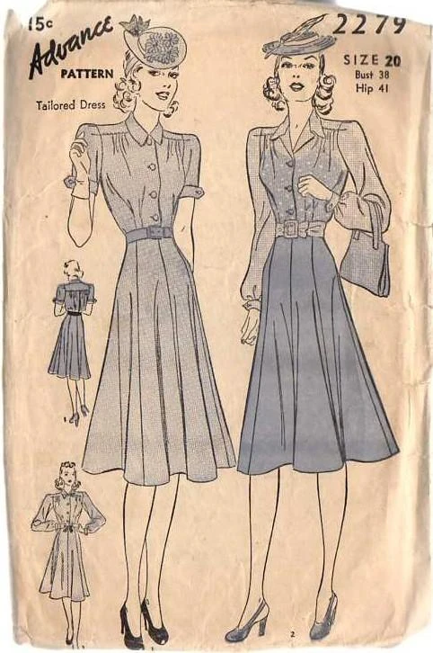 Advance 2279 | Vintage Sewing Patterns | Fandom