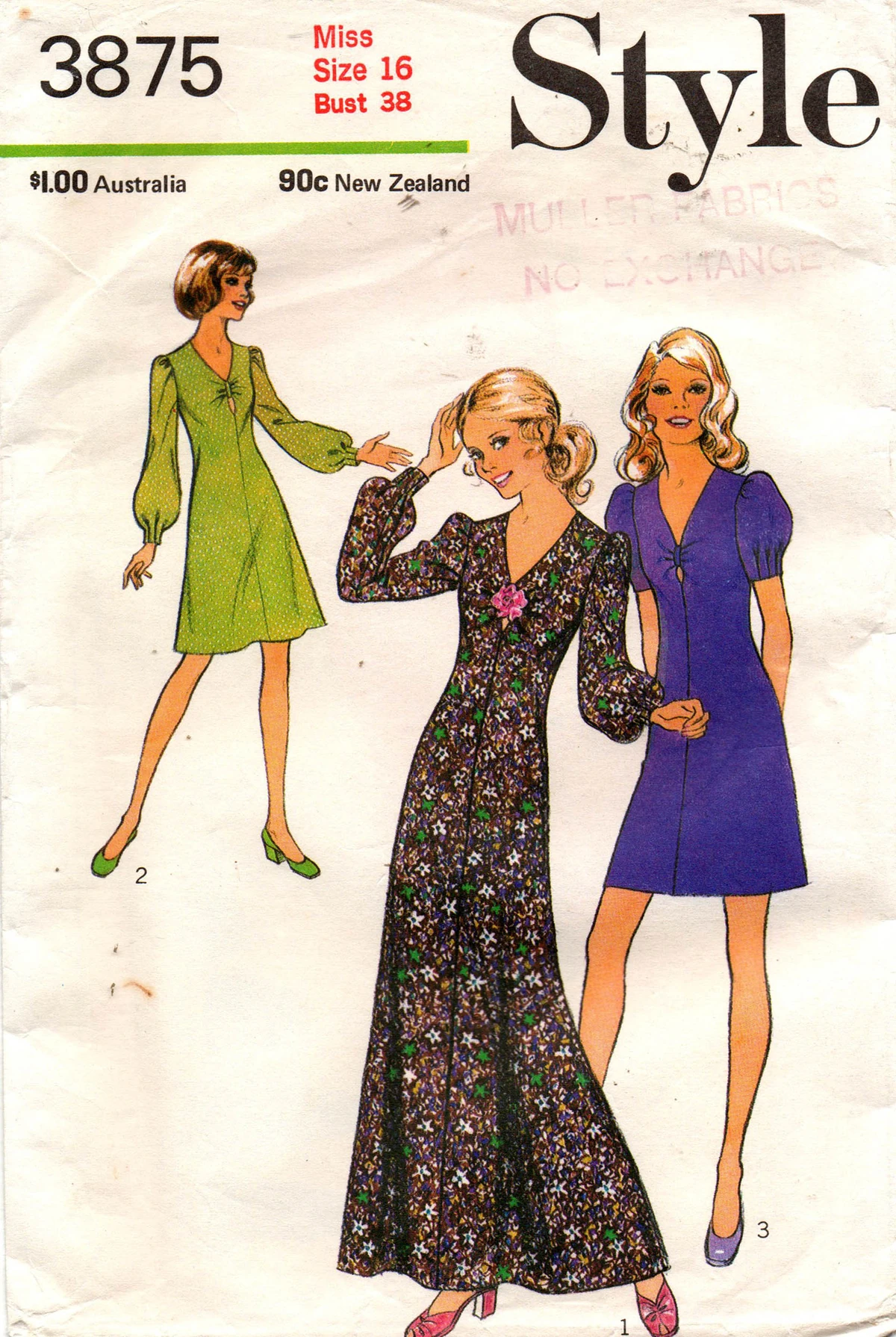 Style 3875 | Vintage Sewing Patterns | Fandom
