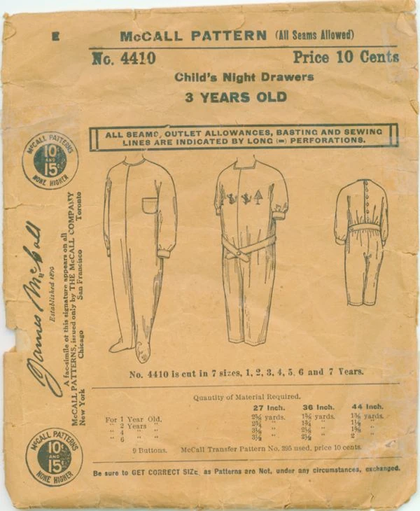 McCall 4410 | Vintage Sewing Patterns | Fandom