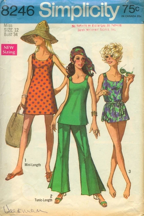 Simplicity 8246 A | Vintage Sewing Patterns | Fandom