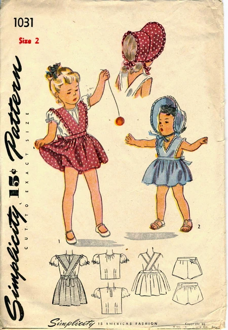 Simplicity 1031 | Vintage Sewing Patterns | Fandom