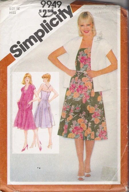Simplicity 9949 A | Vintage Sewing Patterns | Fandom