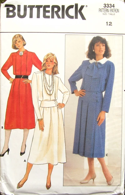 Butterick 3334 | Vintage Sewing Patterns | Fandom