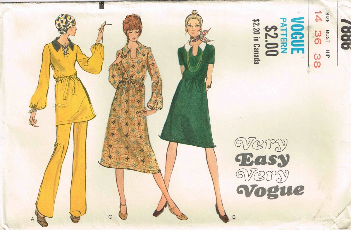 Vogue 7886 A | Vintage Sewing Patterns | Fandom