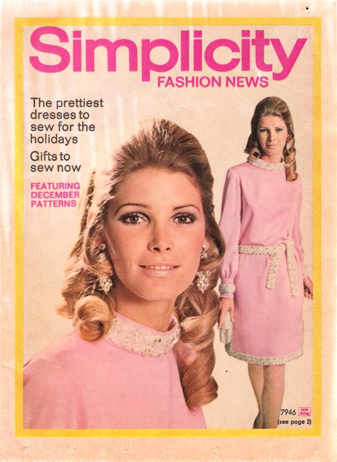 Simplicity Fashion News December 1968 | Vintage Sewing Patterns | Fandom