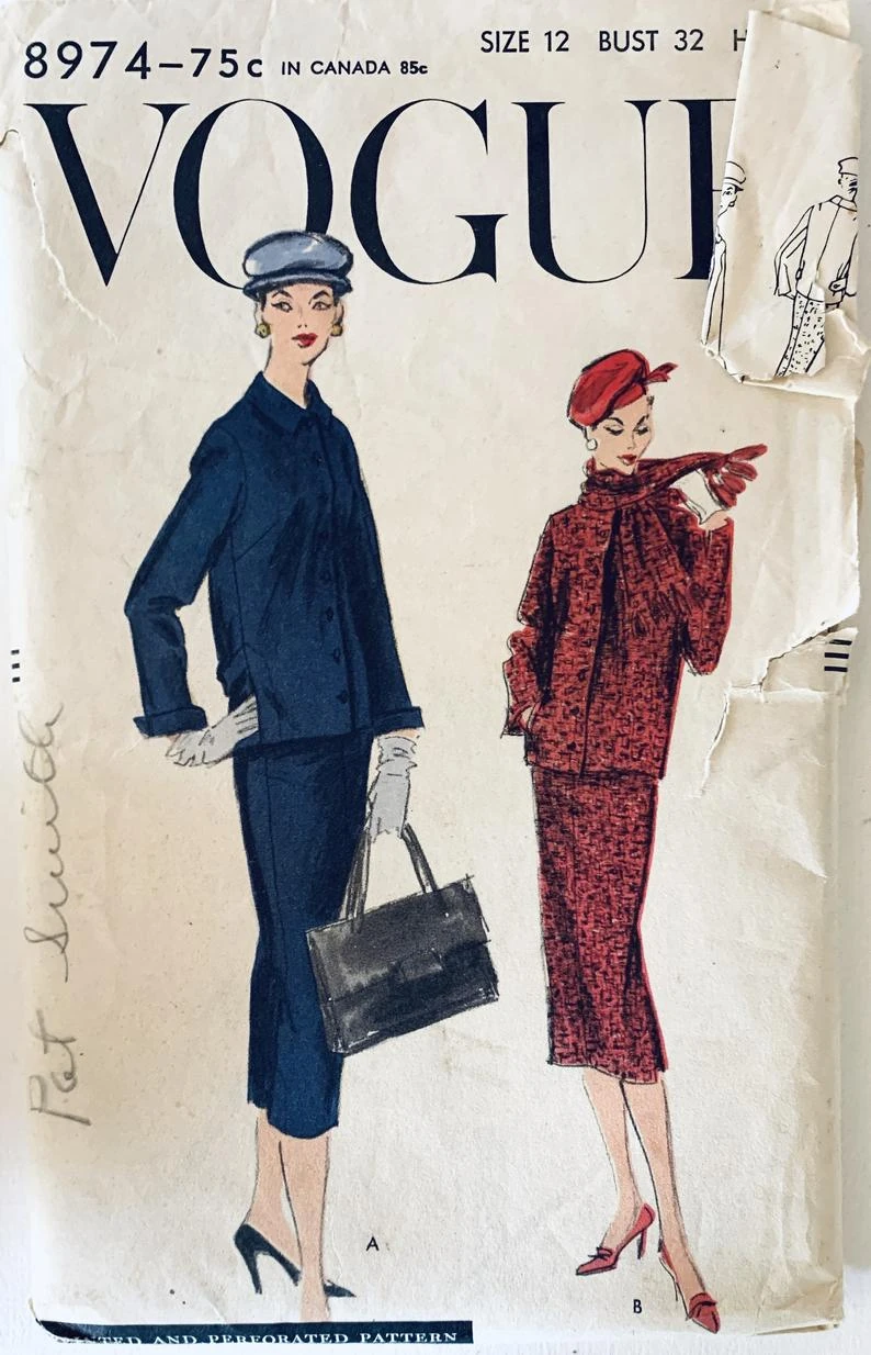 Vogue 8974 B | Vintage Sewing Patterns | Fandom