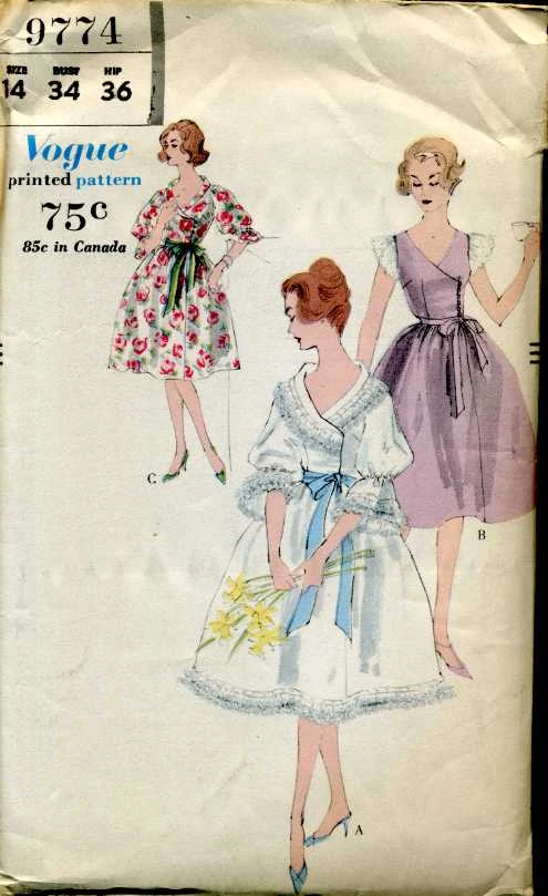 Vogue 9774 | Vintage Sewing Patterns | Fandom