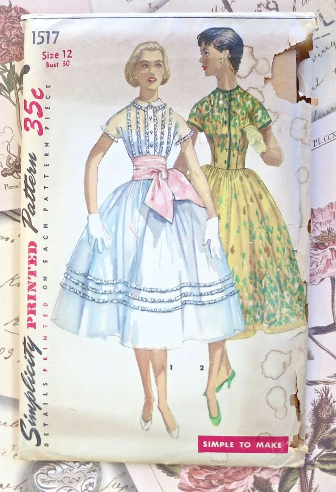 Simplicity 1517 B | Vintage Sewing Patterns | Fandom