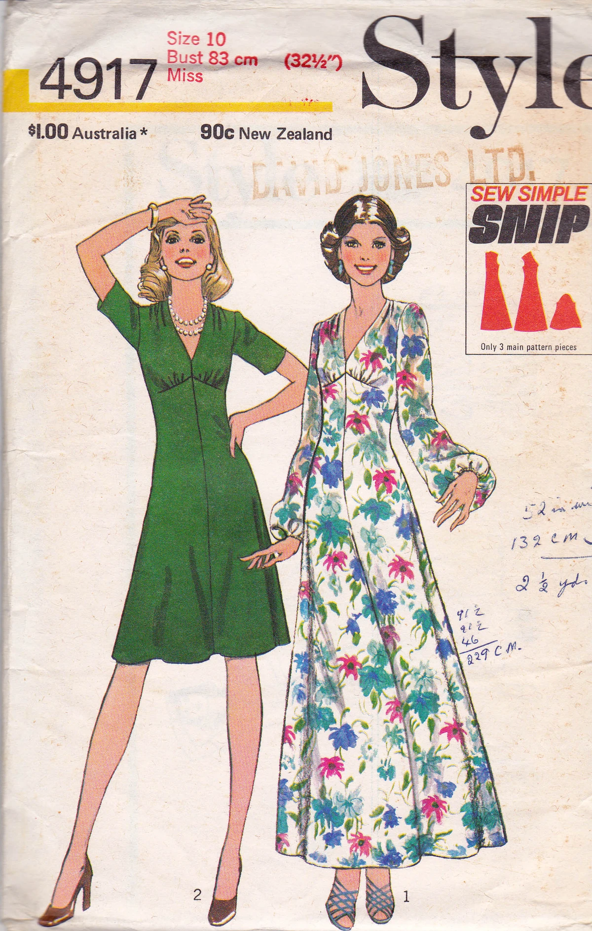 Style 4917 | Vintage Sewing Patterns | Fandom
