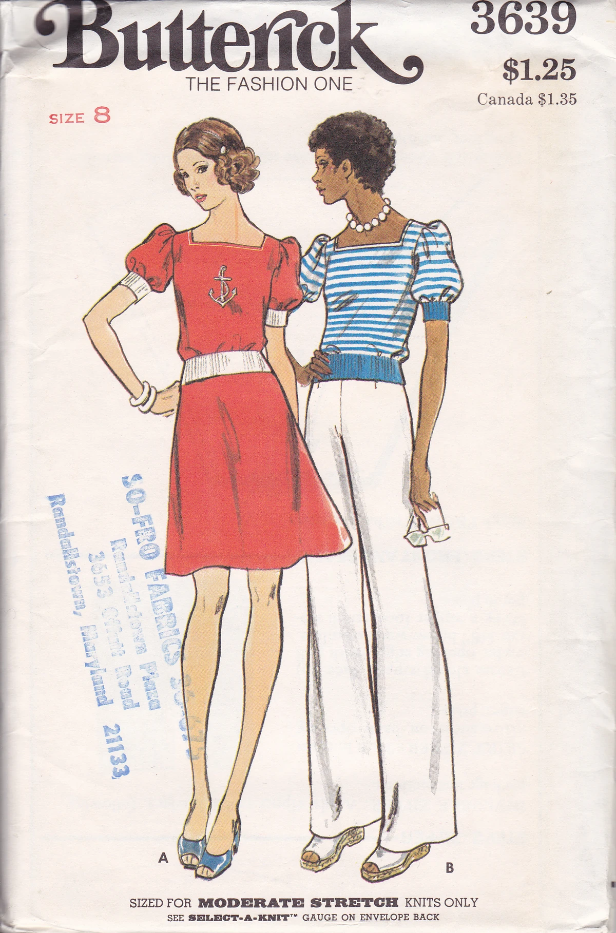 Butterick 3639 | Vintage Sewing Patterns | Fandom