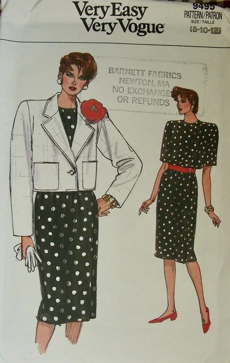 Vogue 9495 B | Vintage Sewing Patterns | Fandom