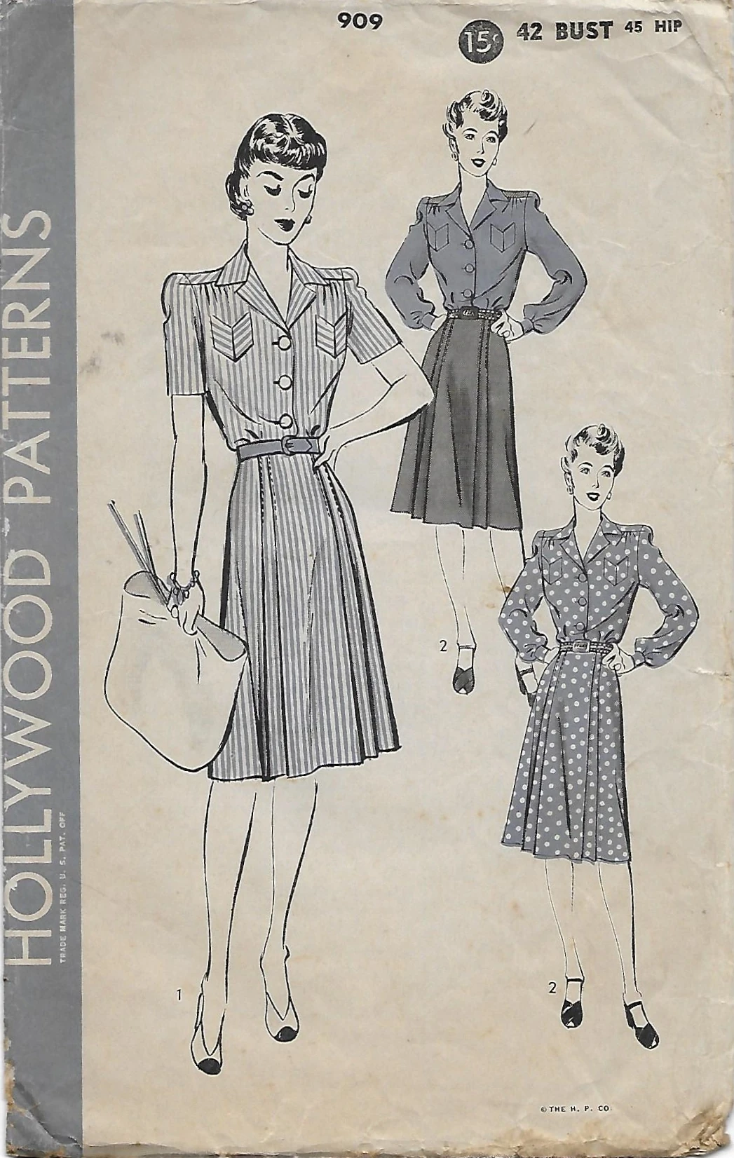 Hollywood 909 A | Vintage Sewing Patterns | Fandom