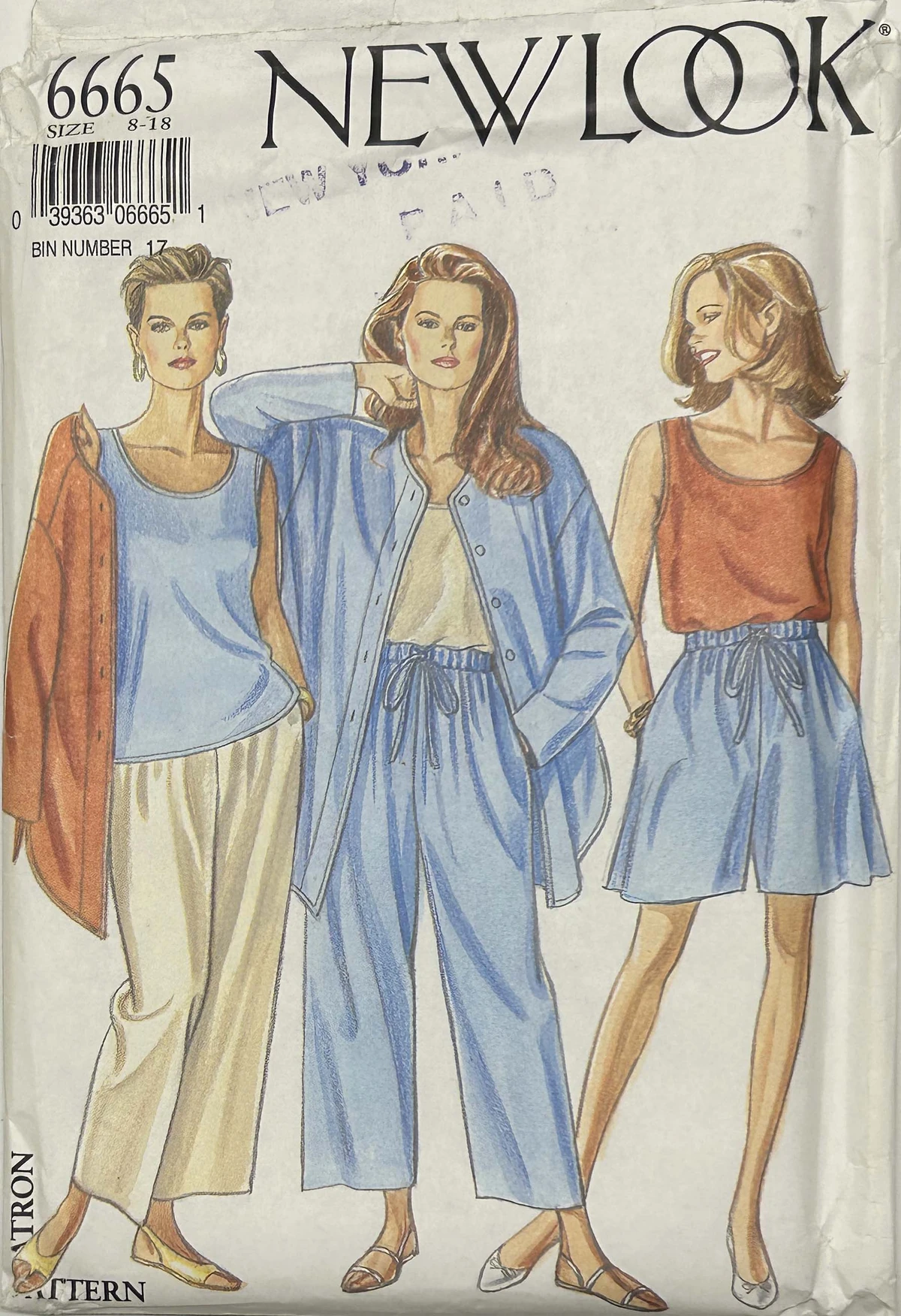 New Look 6665 | Vintage Sewing Patterns | Fandom