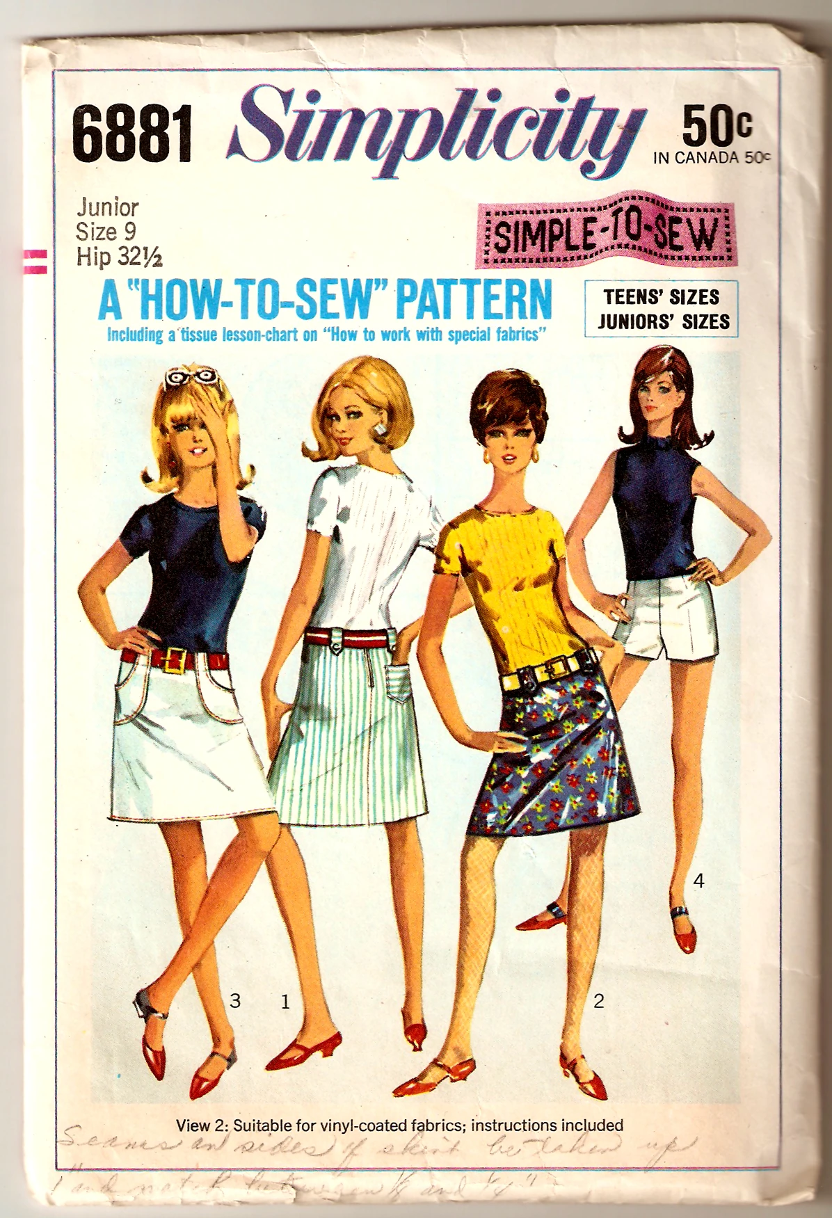 Simplicity 6881 | Vintage Sewing Patterns | Fandom