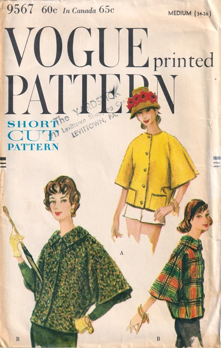 Vogue 9567 A | Vintage Sewing Patterns | Fandom
