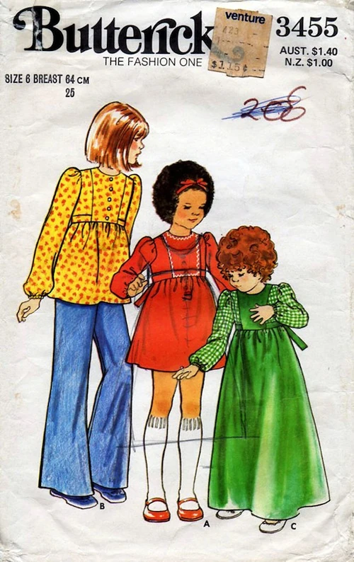 Butterick 3455 | Vintage Sewing Patterns | Fandom