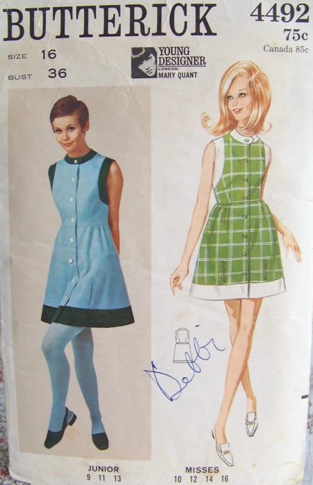 Butterick 4492 B | Vintage Sewing Patterns | Fandom