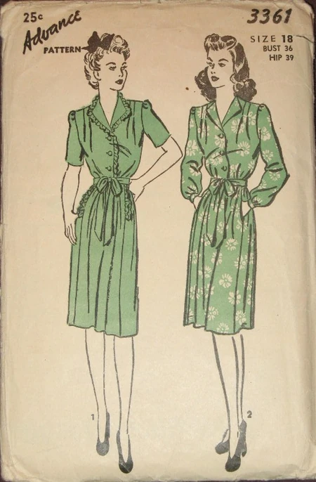 Advance 3361 | Vintage Sewing Patterns | Fandom