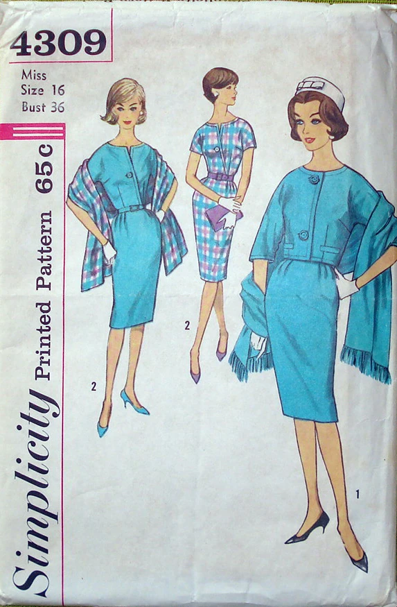 Simplicity 4309 A | Vintage Sewing Patterns | Fandom