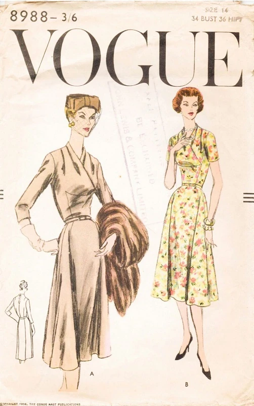 Vogue 8988 B | Vintage Sewing Patterns | Fandom