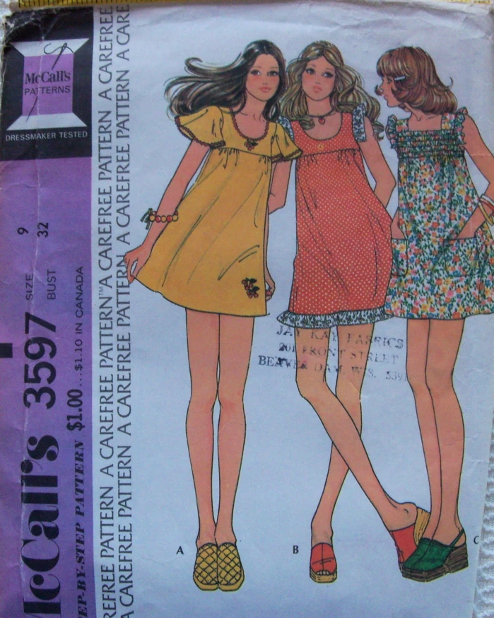 McCall's 3597 | Vintage Sewing Patterns | Fandom